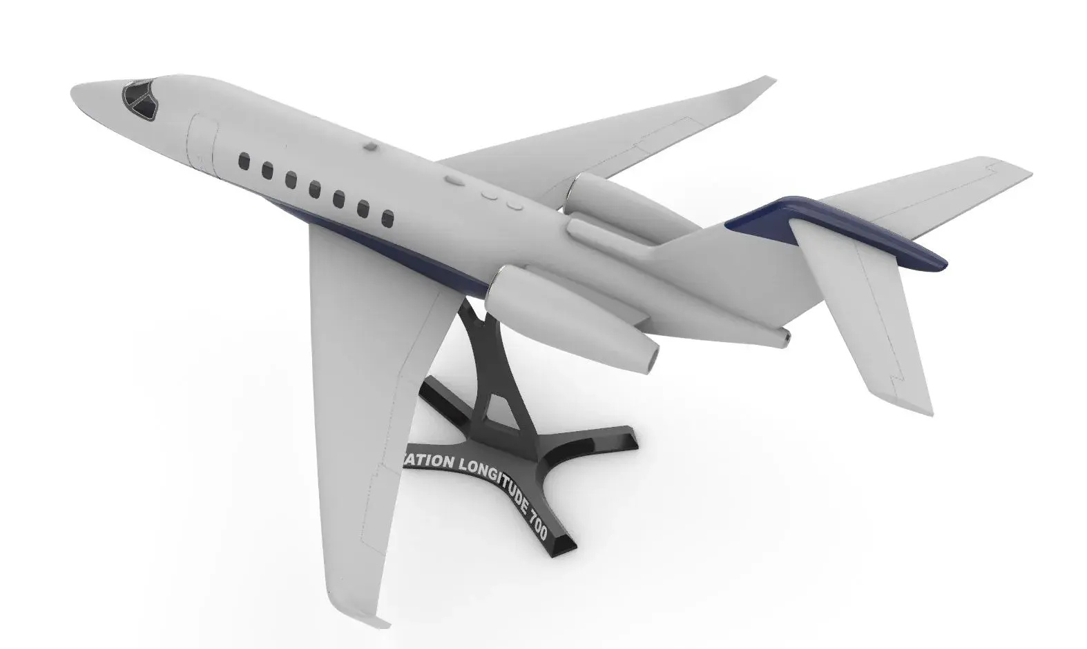 Vehicles & Machinery STL Download - Cessna Citation Longitude 700by 3D ...
