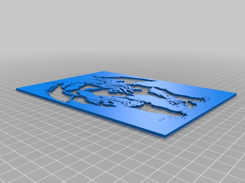 Free Digital Art STL Download - Cthulhu stencilby SMT_M 🦊