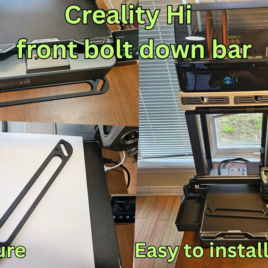3D Printer Files | 3MF File | Bolt down pad bar for Creality Hi ...