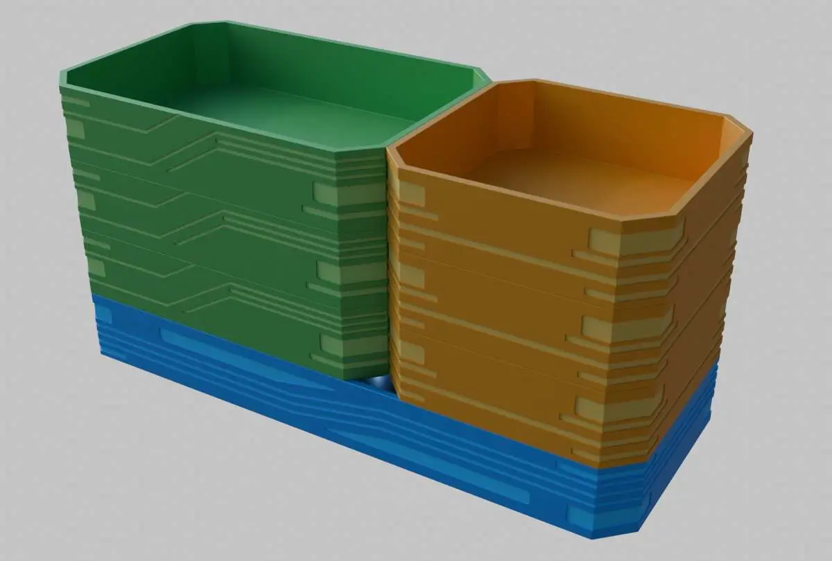 Stacking Trays Bowls storage | 3D models download | Creality Cloud