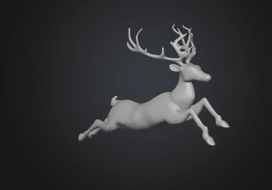 Free Home Decorations & Ornaments STL Download - running reindeerby ...