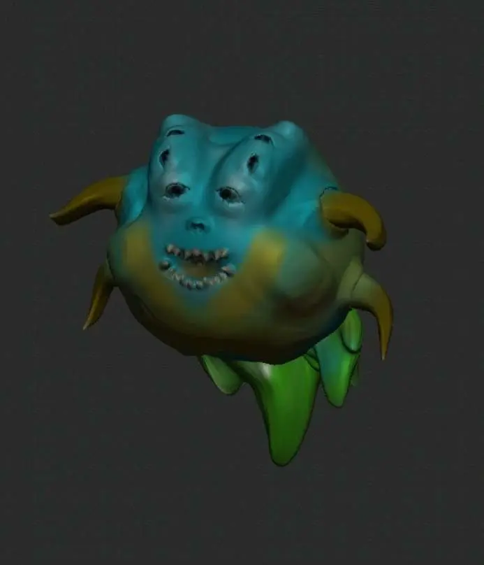 Free Characters & Creatures STL Download - flying creature head by ...
