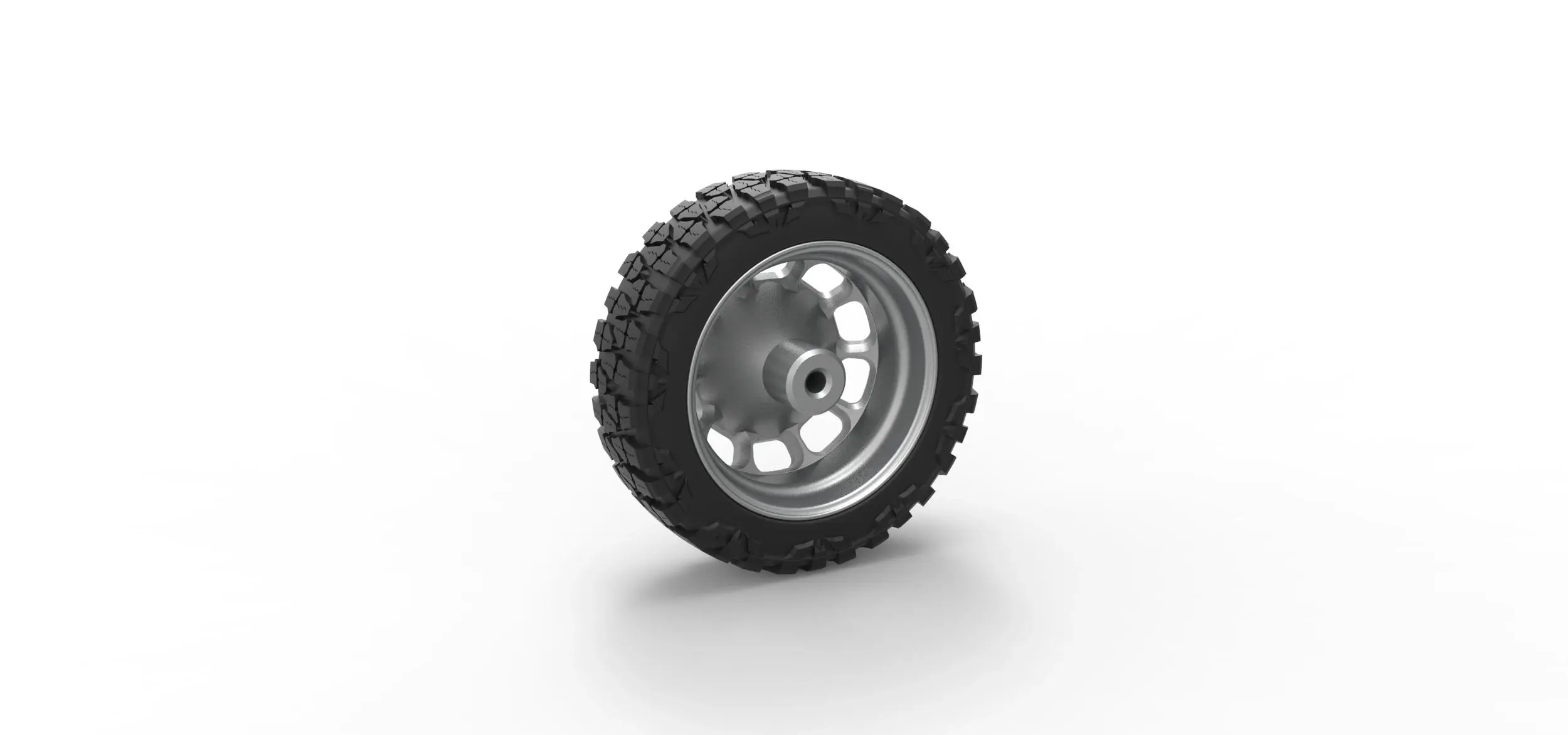 Front semi wheel for pickup V3 Scale 1:25 | 3D models download | Creality Cloud