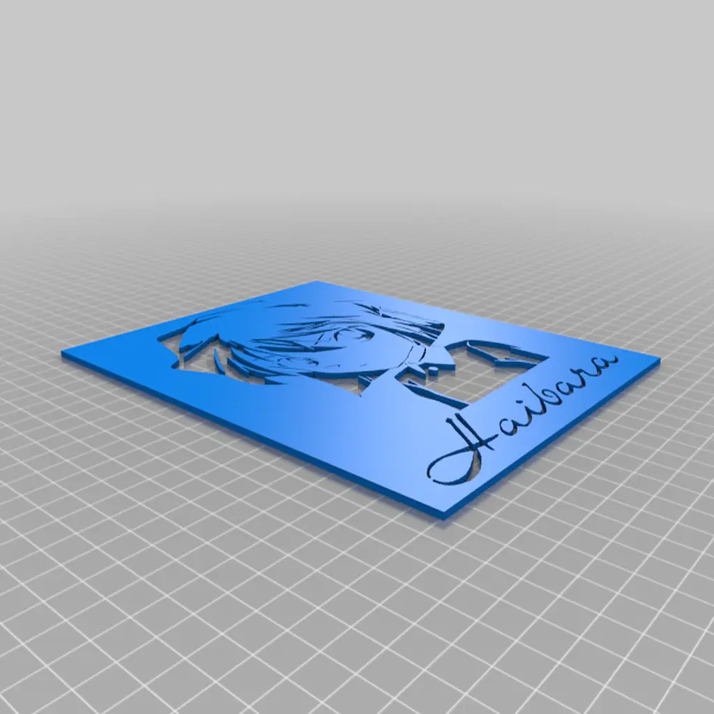 Free Digital Art STL Download - Ai Haibara stencilby SMT_M 🦊