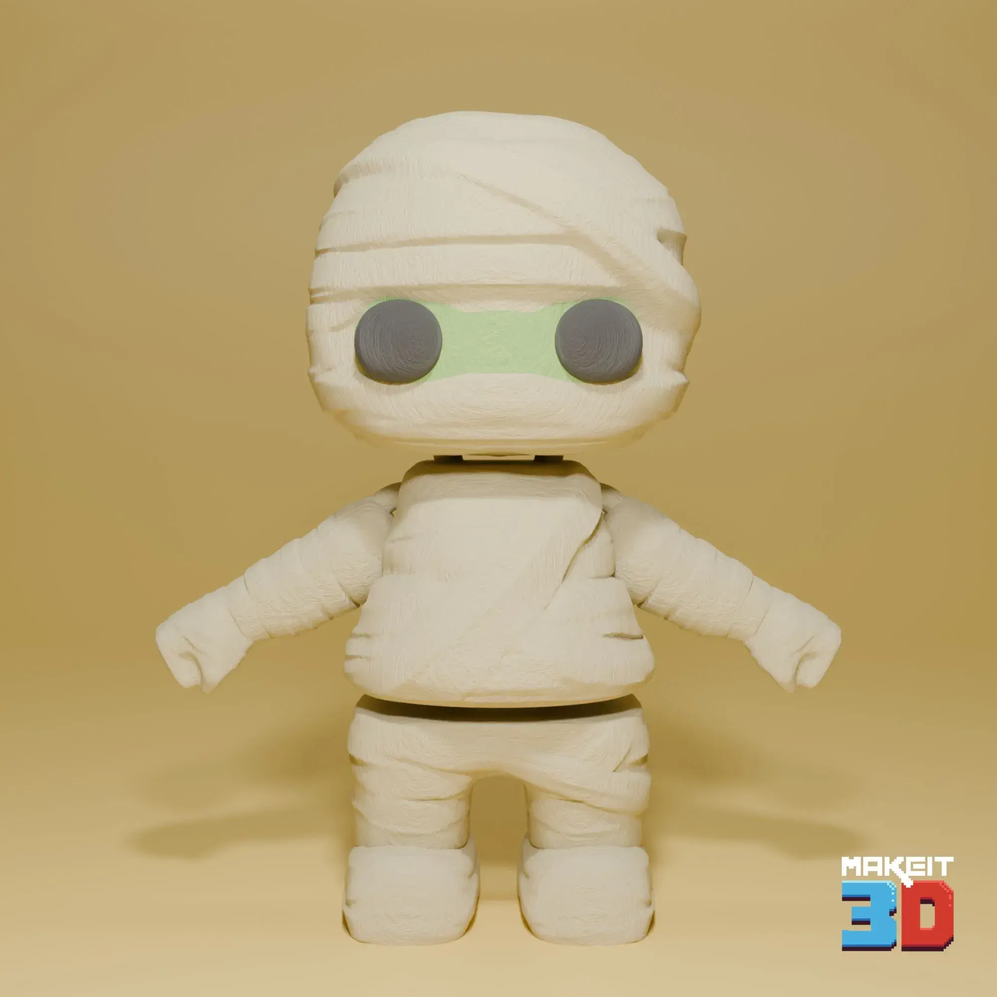Other STL Download - 3D Printable Spooky Articulated Mummyby Makeit3D