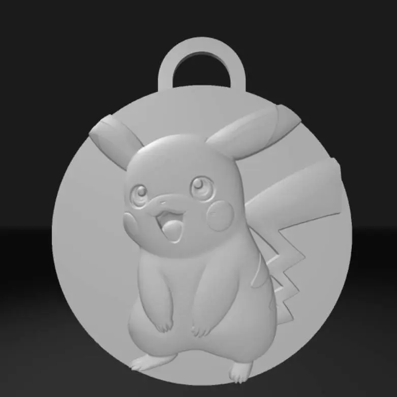Free Badges & Coins STL Download - medallion pikachuby TMG252