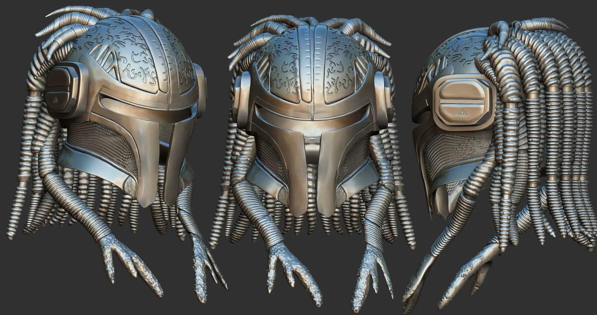 Cosplay STL Download - PREDATOR HELMET. HERO HELMETS by MASCOT.