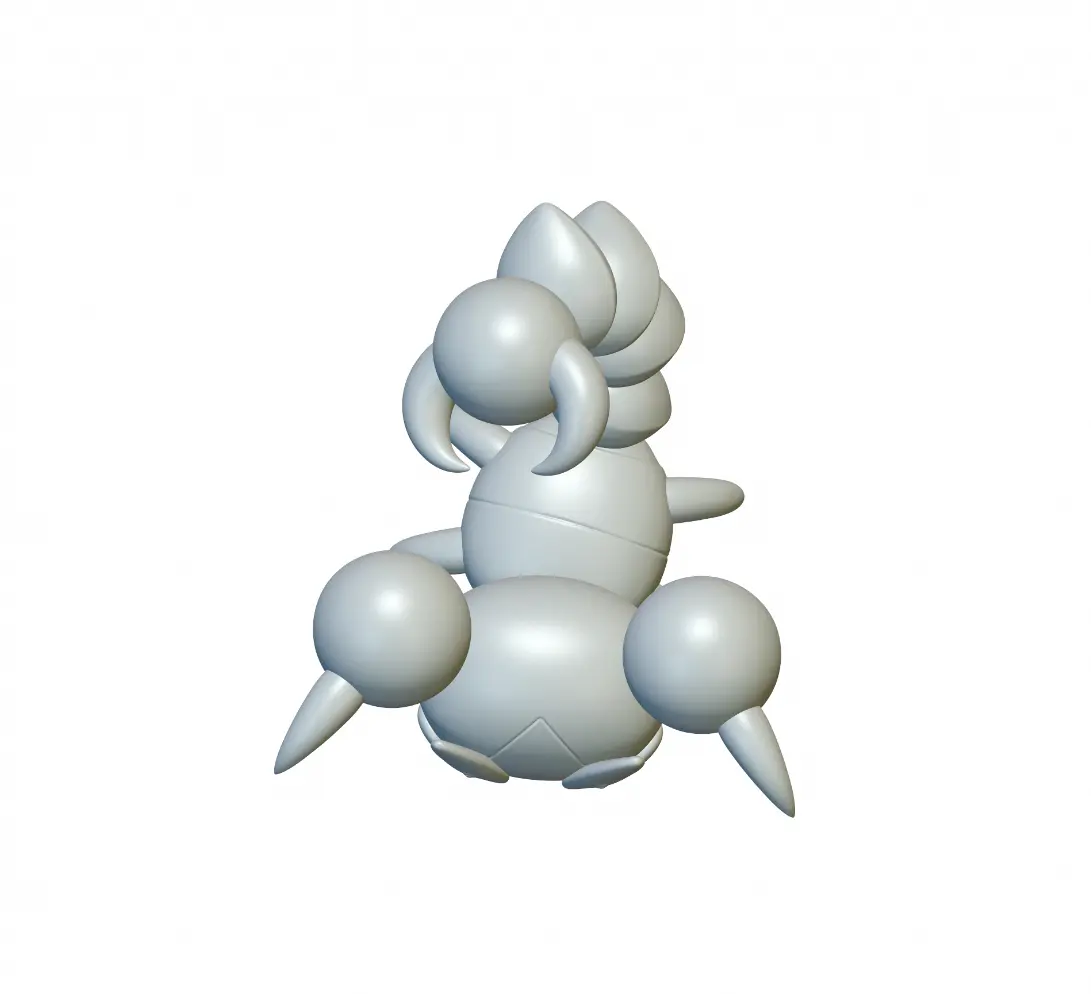 Pokemon Skorupi #451 - Ready for 3D Printing! | 3D models download ...