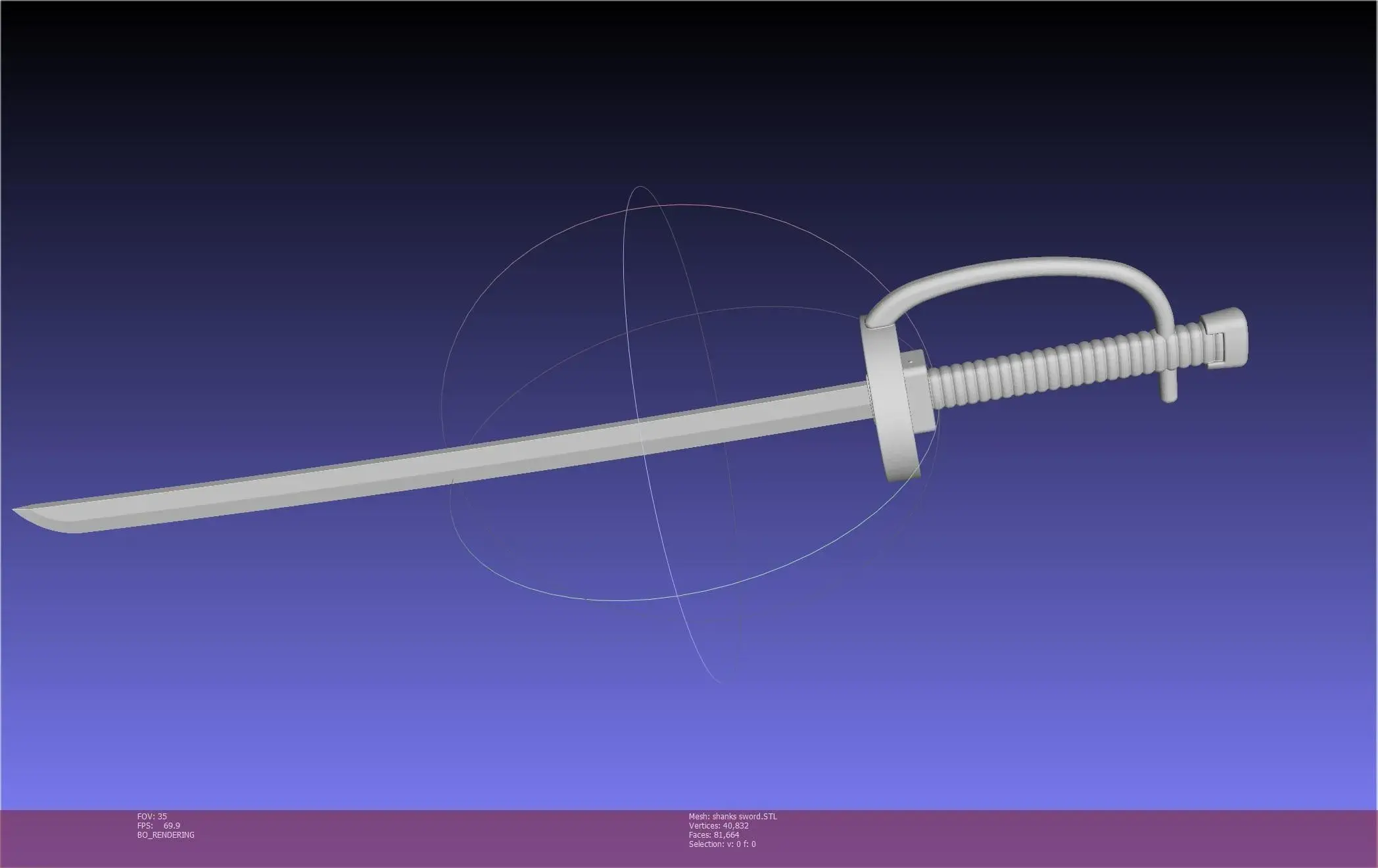 Cosplay STL Download - One Piece Shanks Sword Printable Assemblyby ...