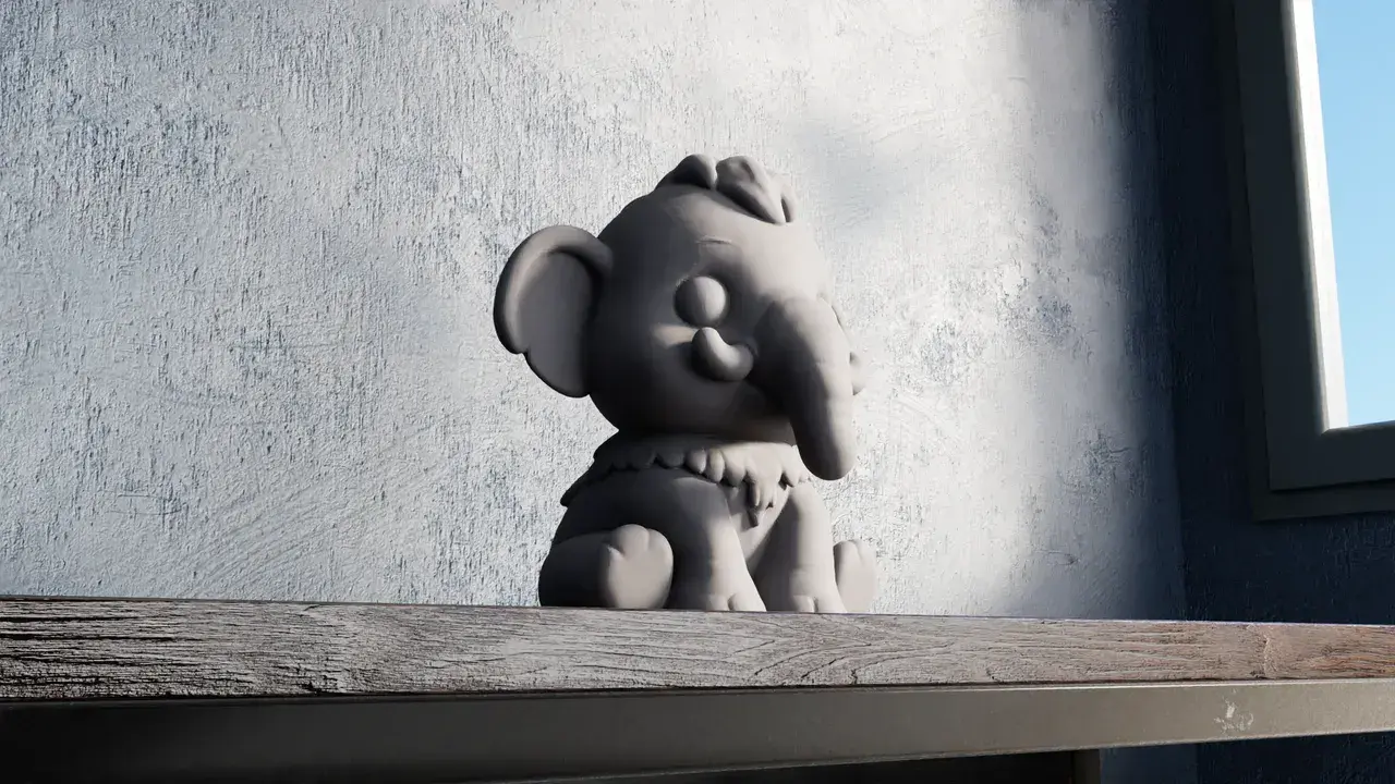 3D Printer Files | 3MF File | Chibi Mammoth | Creality Cloud