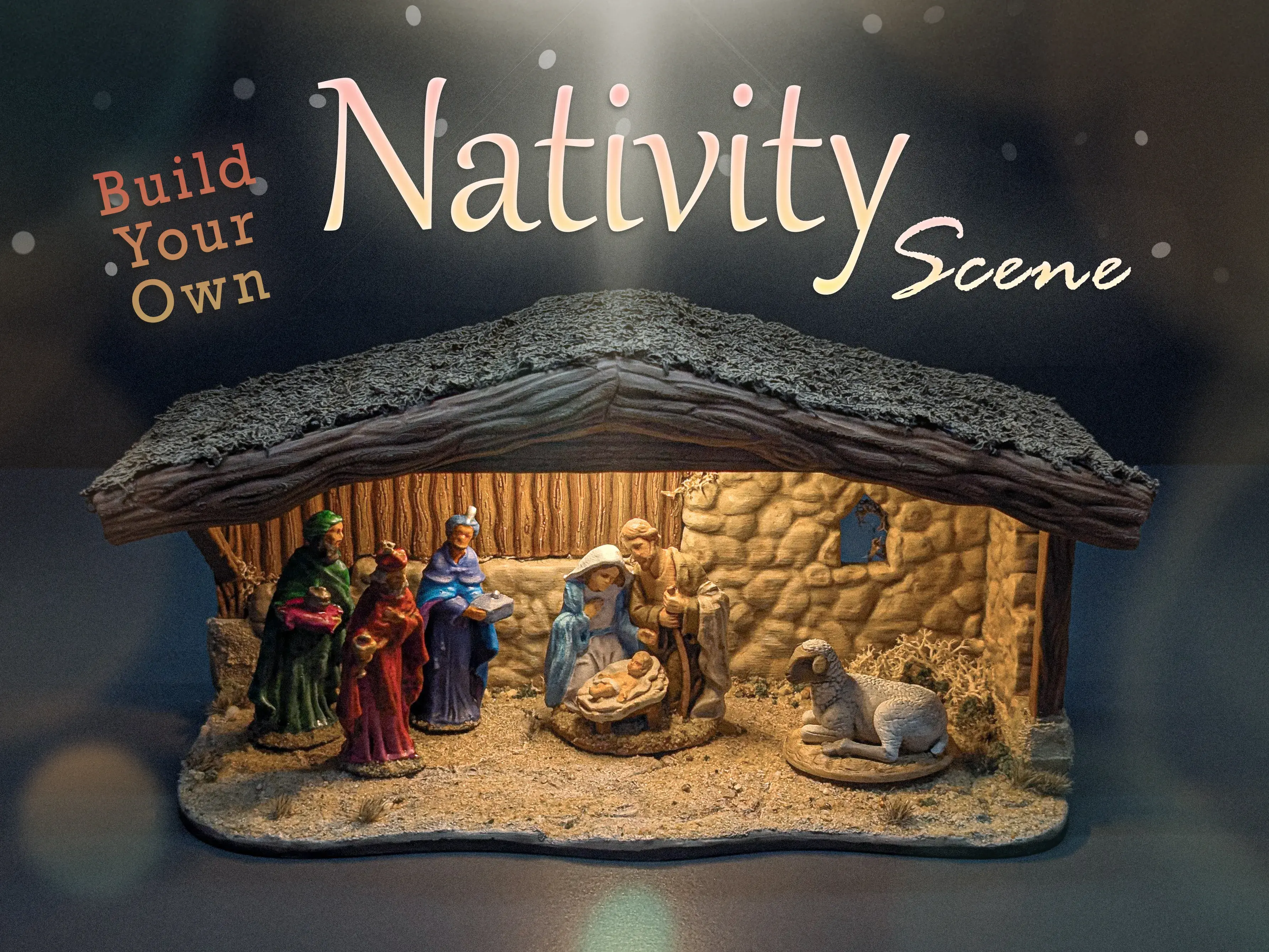 Free Other STL Download - Build your own...Nativity Scene! Diorama Base ...