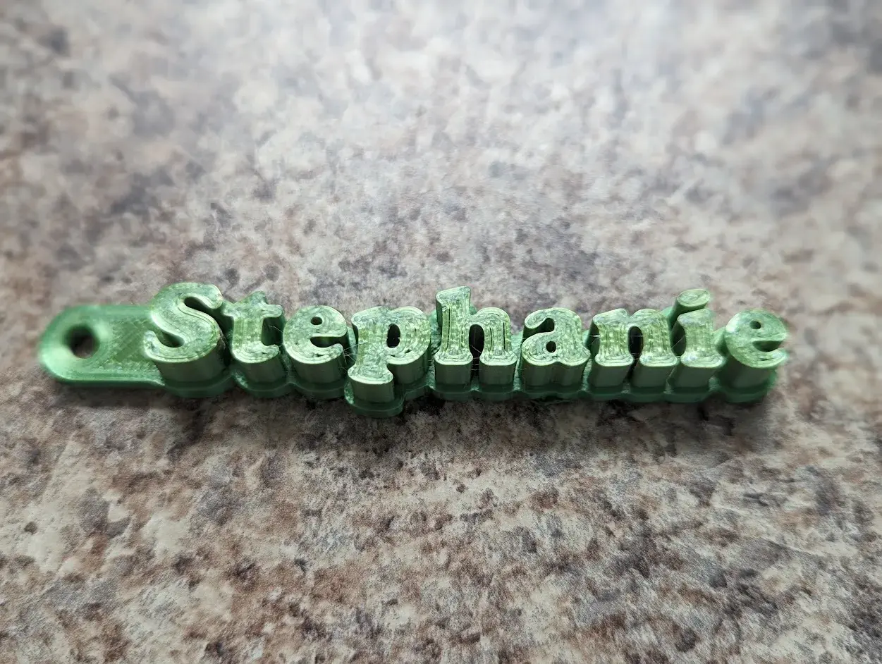 Jewelry & Accessories STL Download - Stephanie Keychainby Trash Can Guy