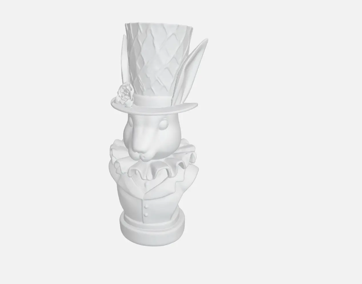 Free Characters & Creatures STL Download - The Dapper Hare: Hat Trick ...