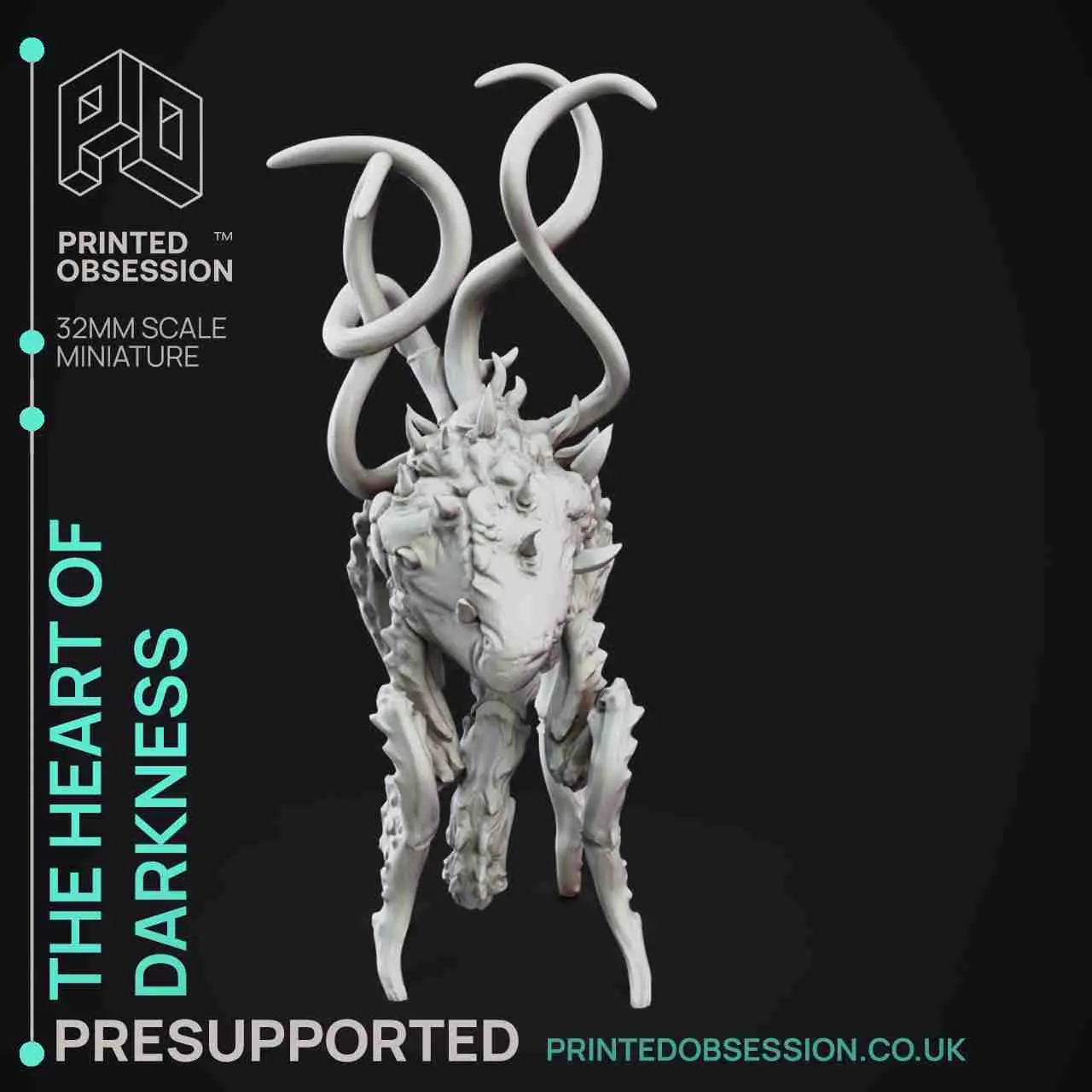 The Heart of Darkness-SCP-Presupported - 32mm scale | 3D models ...