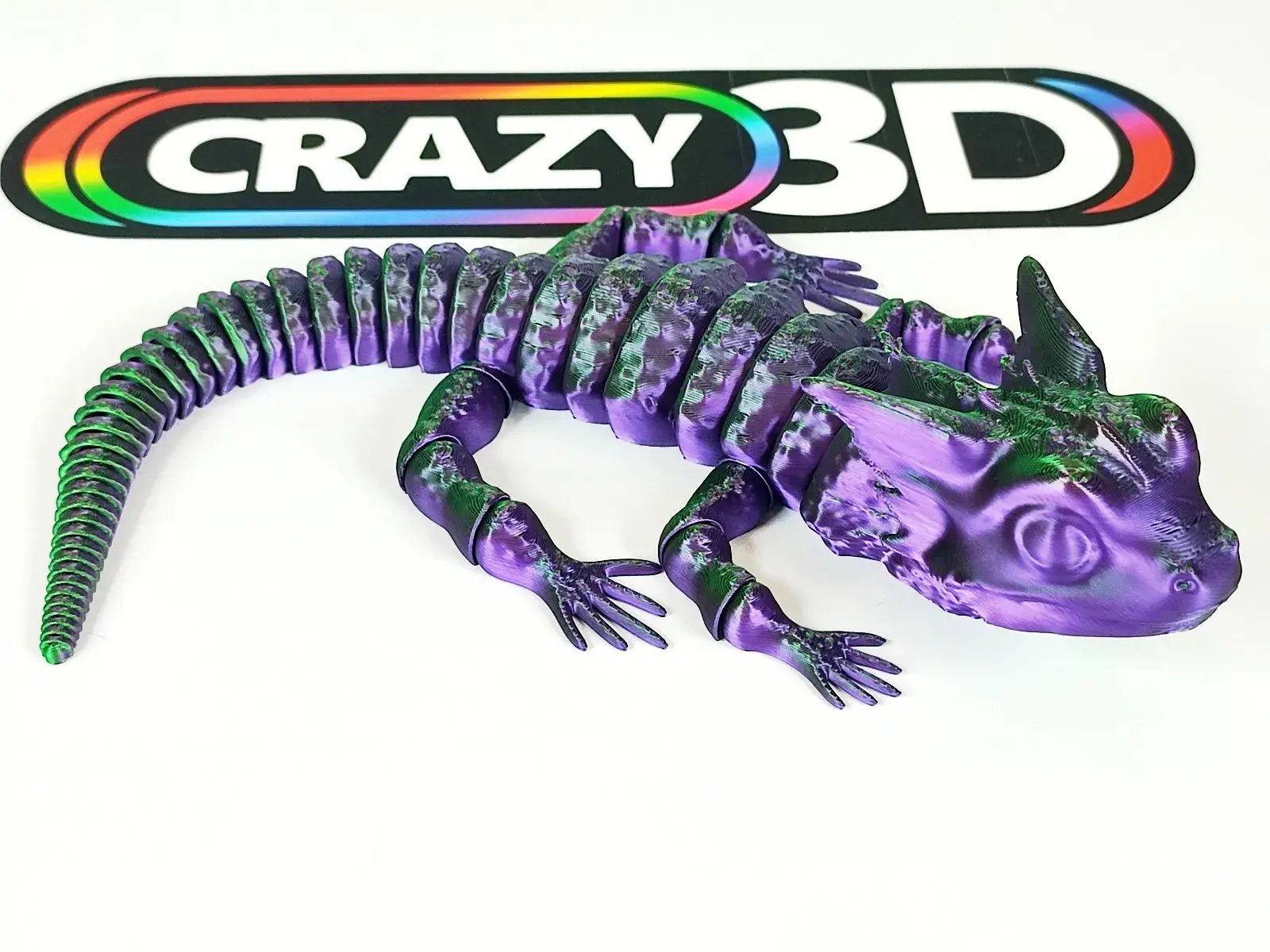 Other STL Download - Ultra articulated Flat Lizardby Crazy3D