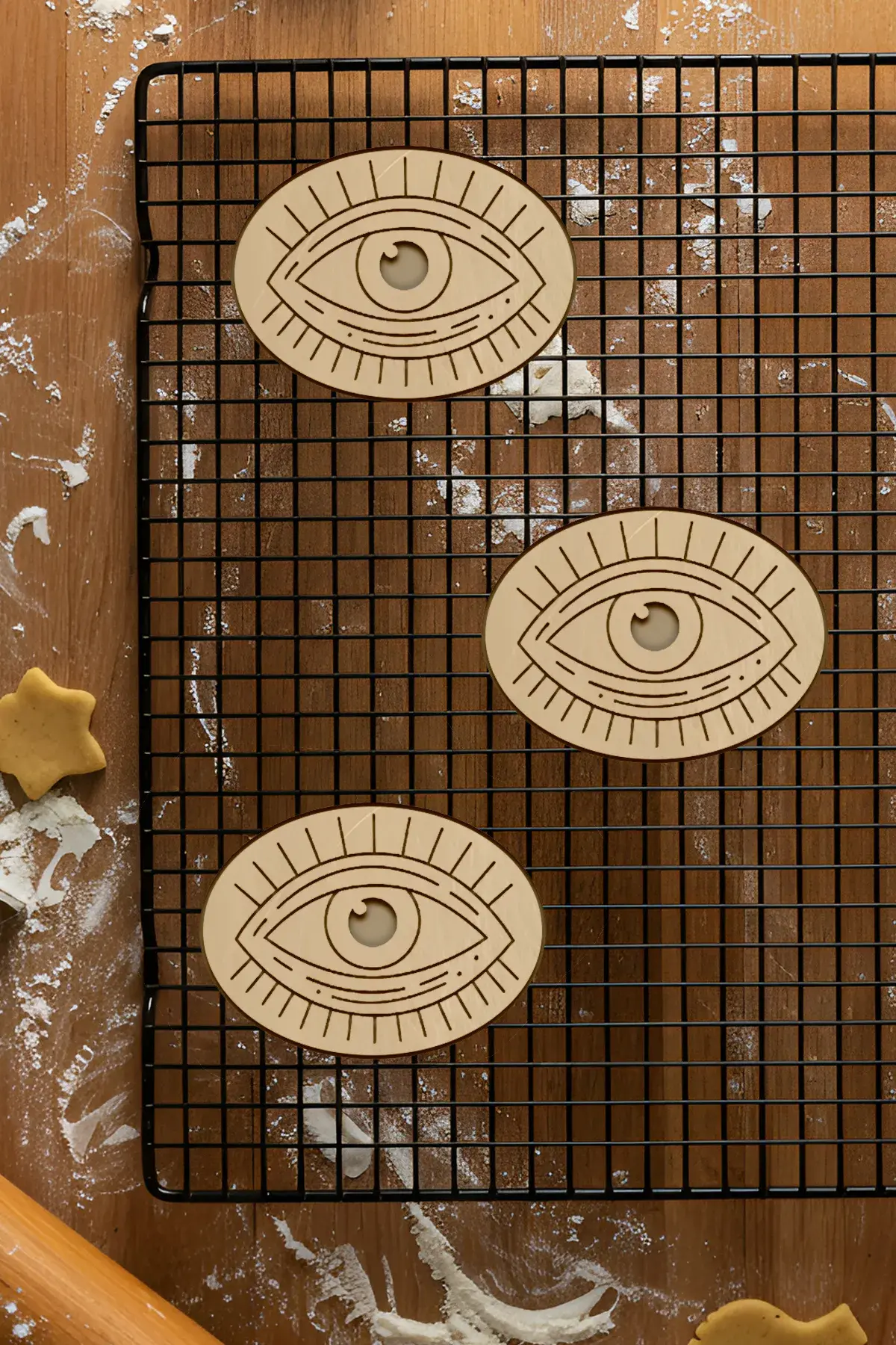 Free Home Decorations & Ornaments STL Download - Eye Cookie Cutter ...