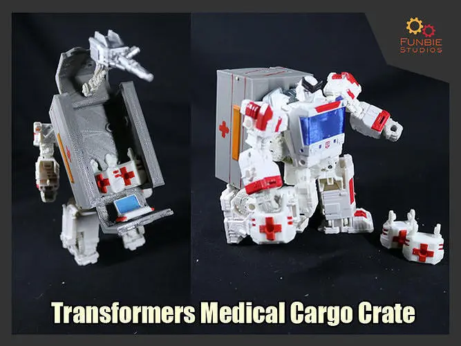 3D Printer Files | 3MF File | Transformers medical cargo crate ...