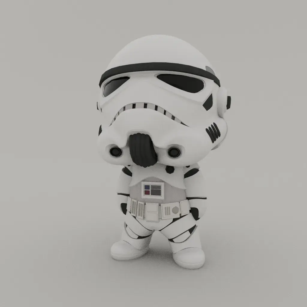Characters & Creatures STL Download - Cute Little Stormtrooperby ...
