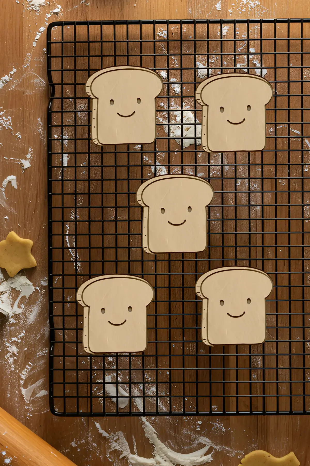 Other STL Descarga - Happy Toast Cookie Cutter, Biscuit Cutter - OALPO