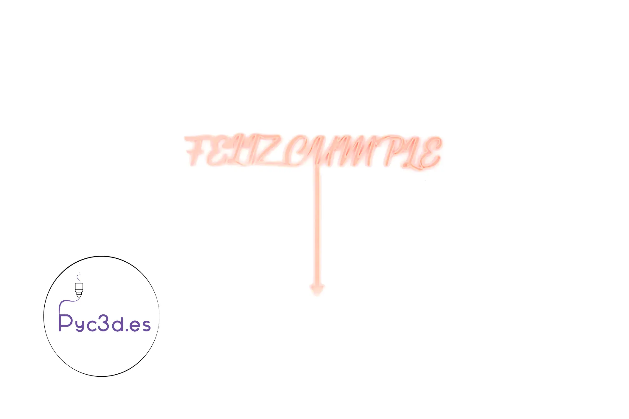 3D Printer Files | 3MF File | FELIZ CUMPLE CAKE TOPPER | Creality Cloud