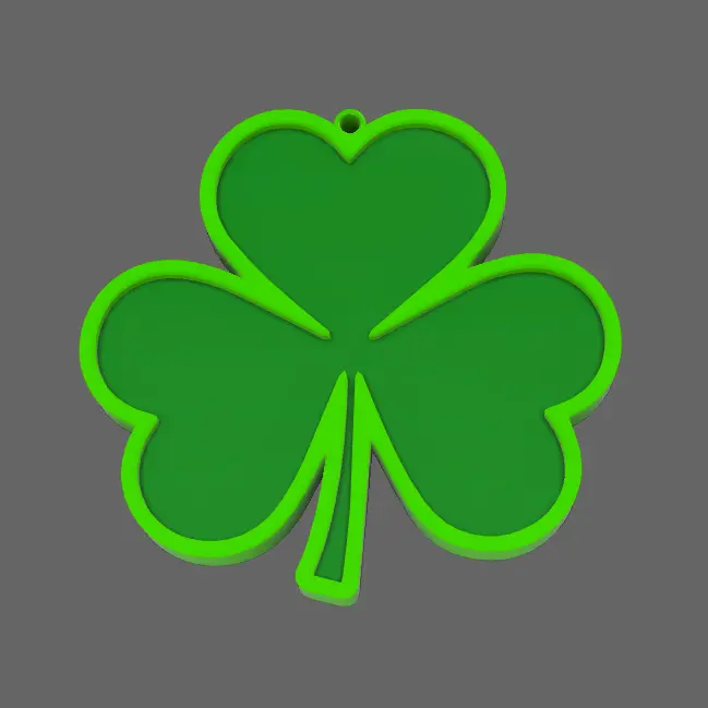 Free Jewelry & Accessories STL Download - Shamrock Charmby KCWarthog
