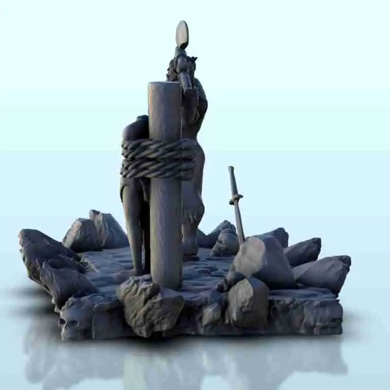 Other STL Download - Orc execution scene on human body 6 - miniatures ...