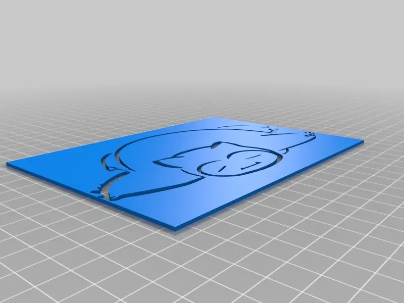 Free Digital Art STL Download - Snorlax stencil 2by SMT_M 🦊