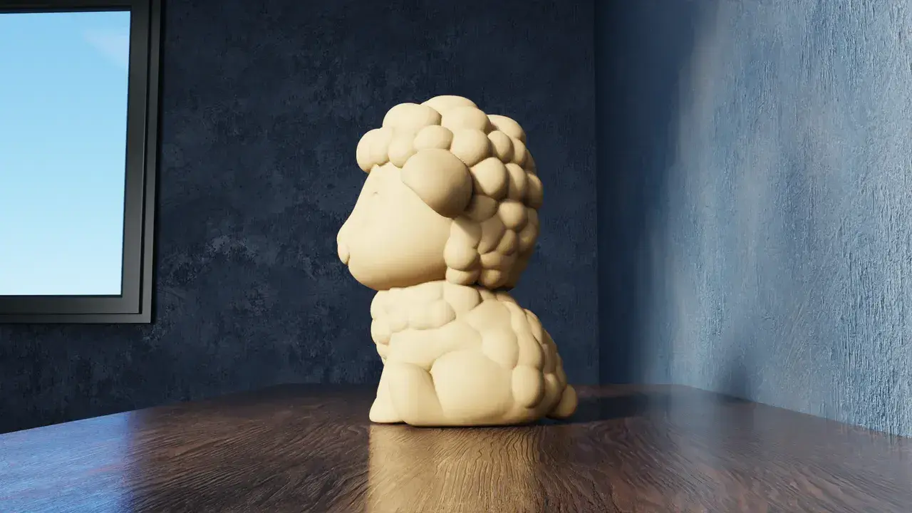 3D Printer Files | 3MF File | Chibi Sheep | Creality Cloud
