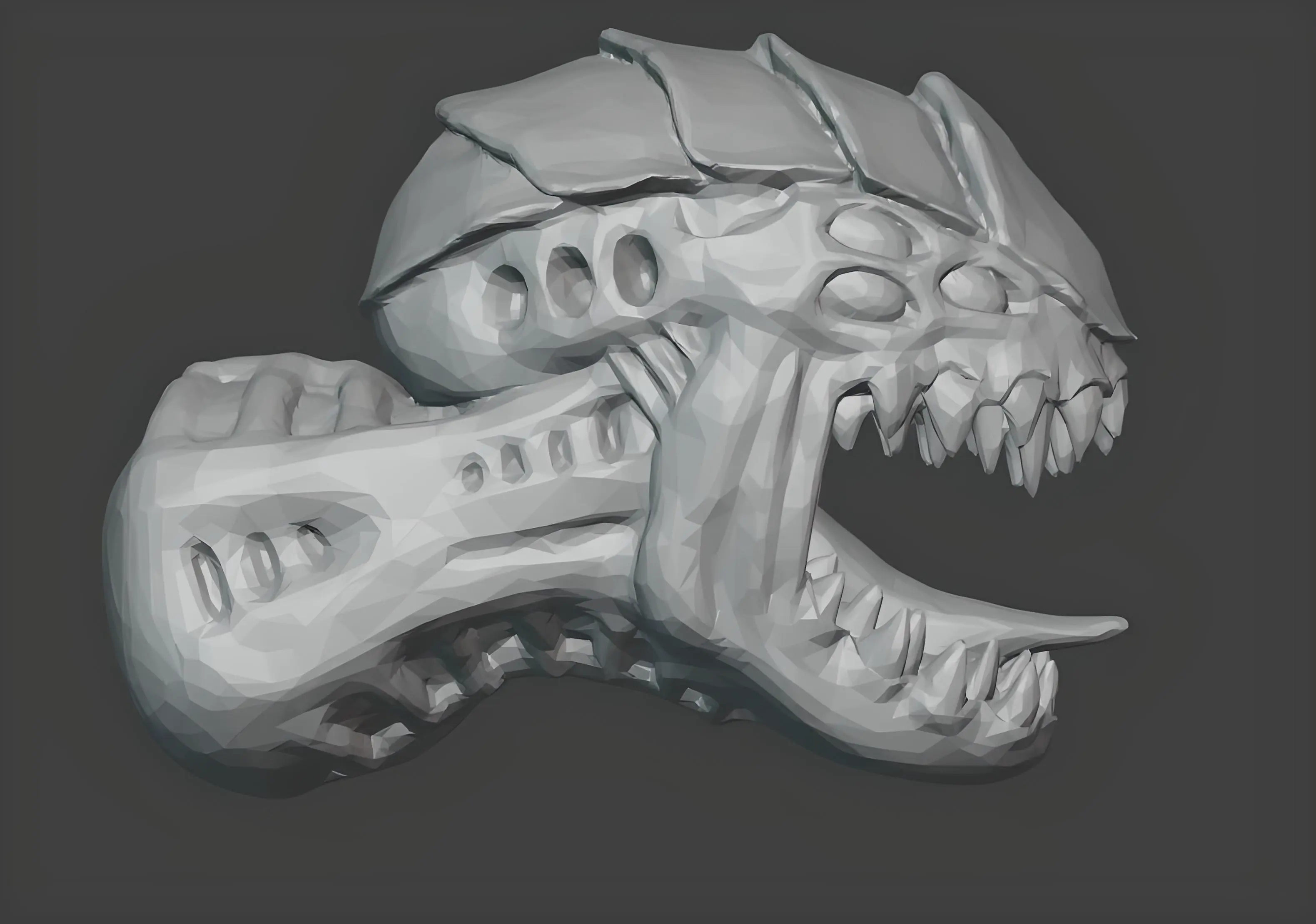 Characters & Creatures STL Download - ALIEN HEAD SIX EYESby user1807177740