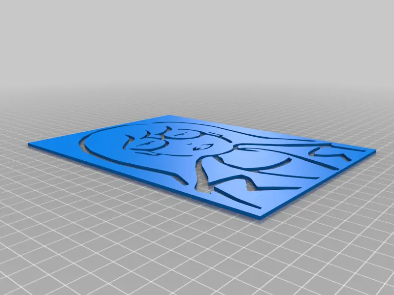 Daria stencil | 3D models download | Creality Cloud