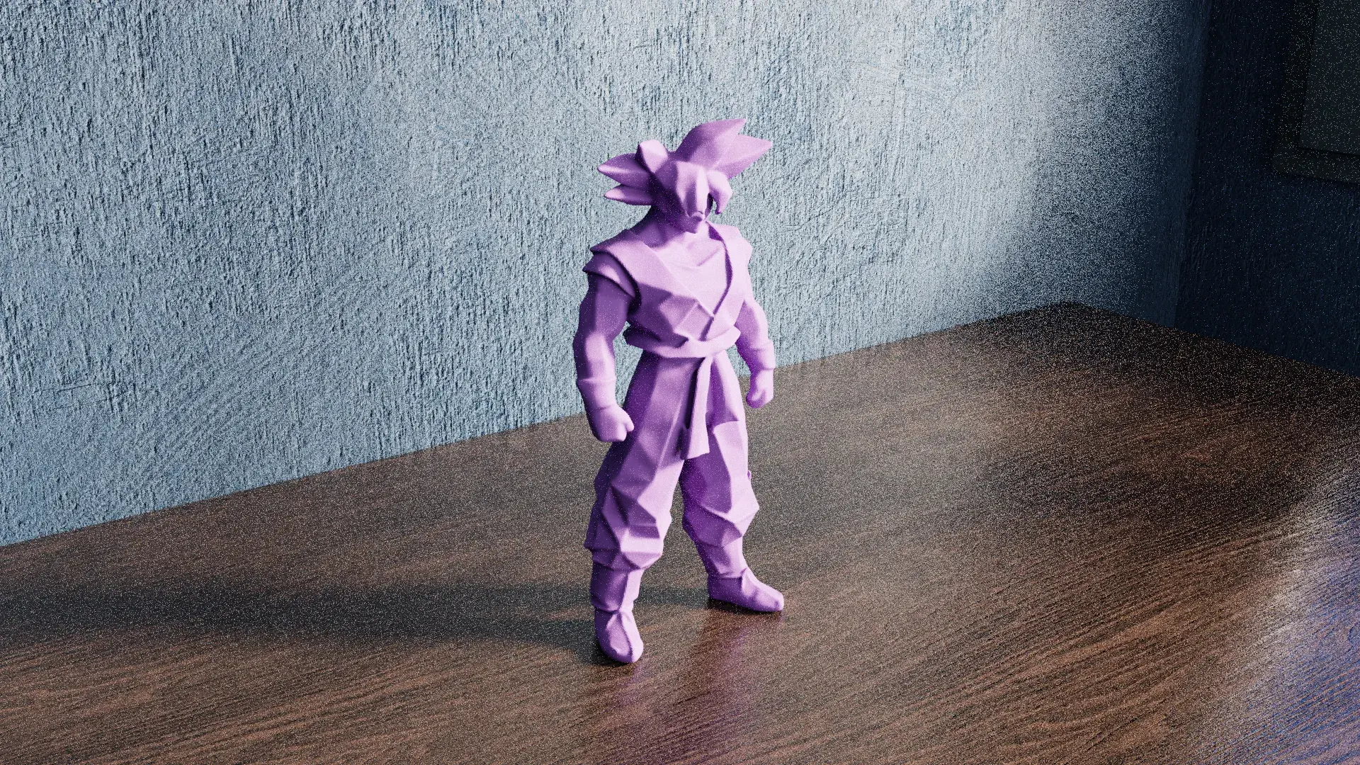 3D Printer Files | 3MF File | Low Poly Son Goku | Creality Cloud