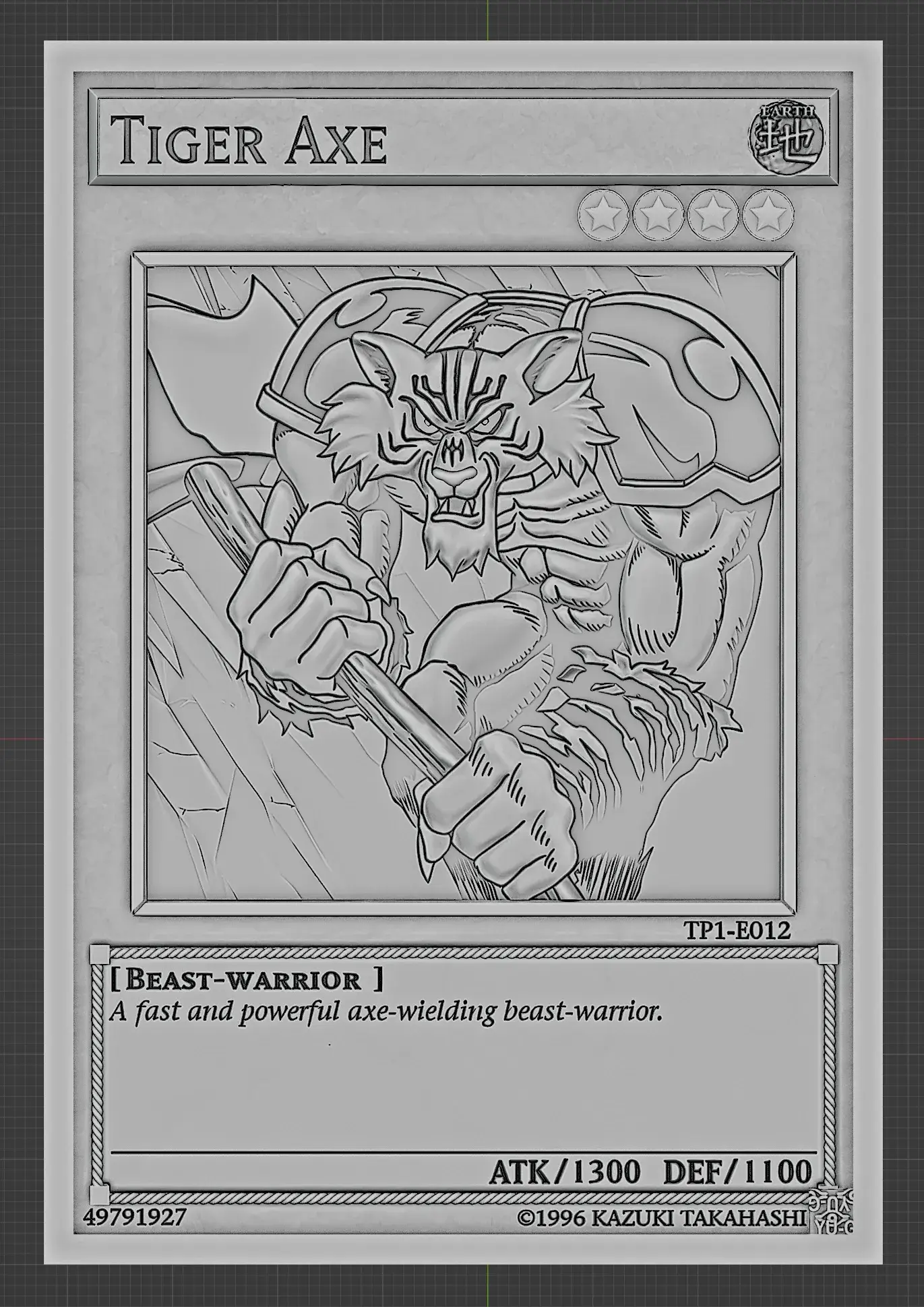 Other STL Download - TIGER AXE - YU-GI-OH!by Wsonuchiha3D