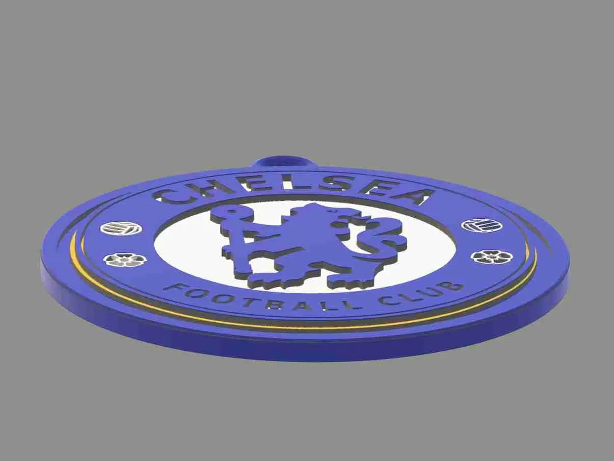 Jewelry & Accessories STL Download - Chelsea FC Keychainby SEYU