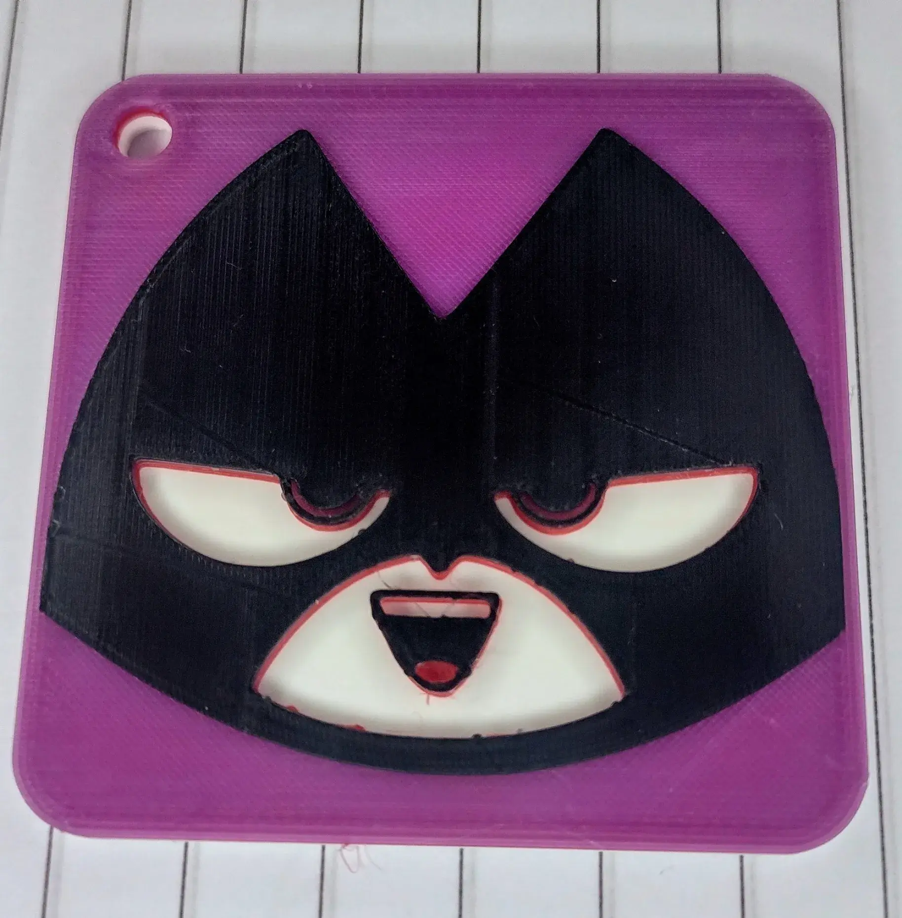 3D Printer Files | 3MF File | Raven Teen Titans Keychain | Creality Cloud