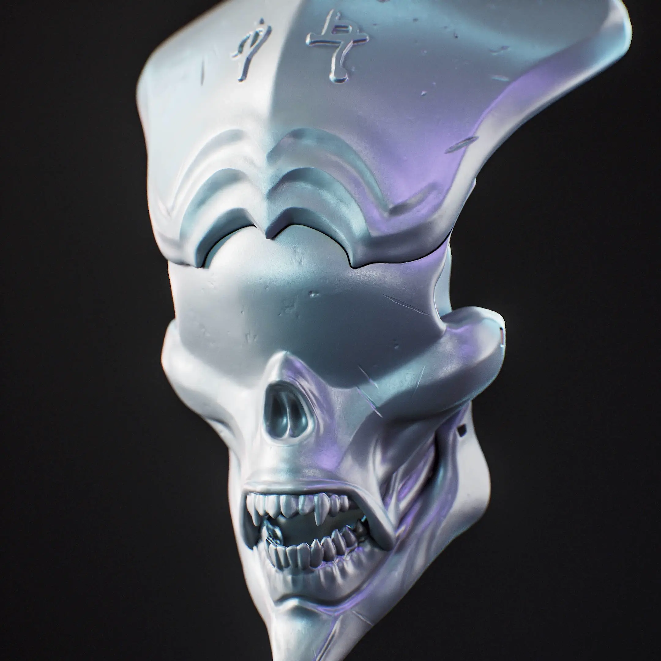 Cosplay STL Download - Hell Priest Mask Cosplay from Doom "The Dark ...