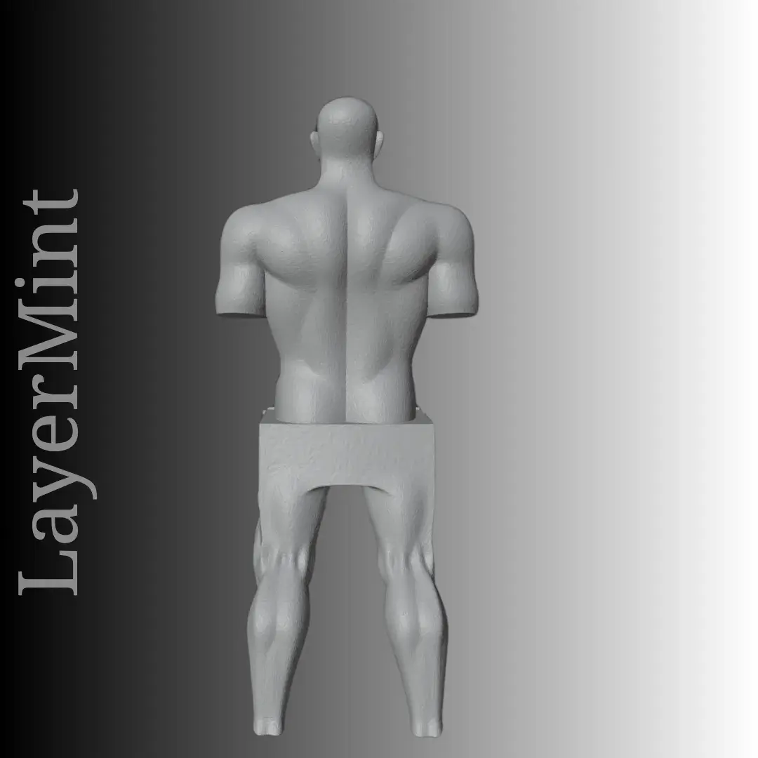 Home Decorations & Ornaments STL Download - Power Torso Desktop ...