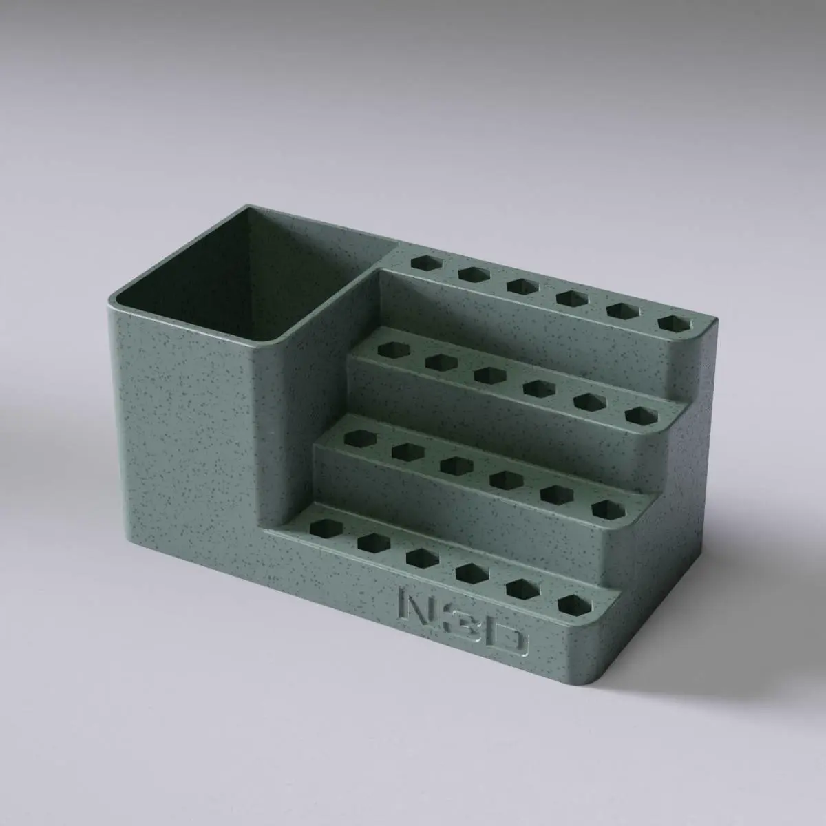 3D Printer Files | 3MF File | Compact Hex Bit Organizer v3 | Creality Cloud