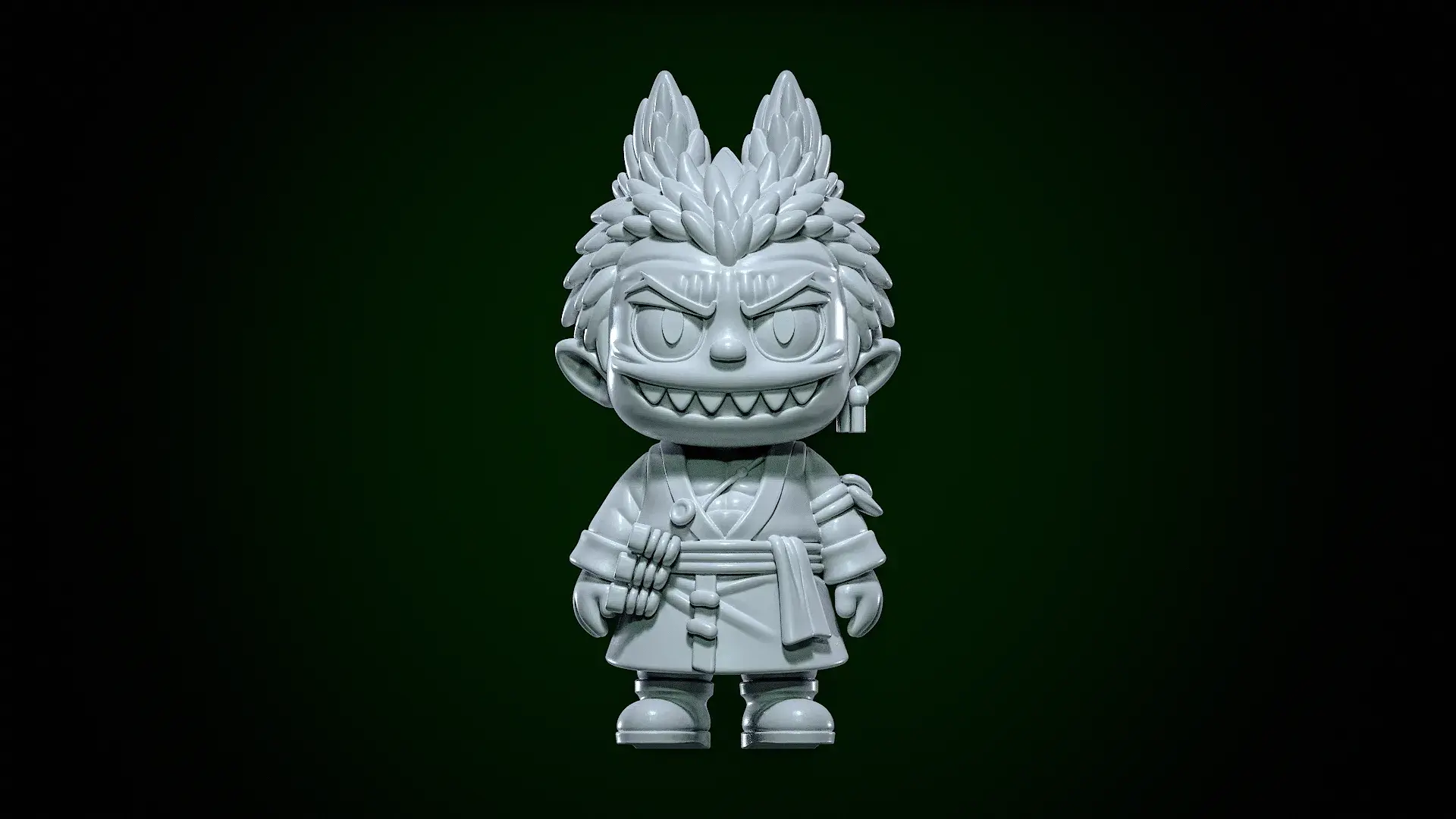 Other STL Descarga - Labubu - Roronoa Zoro statue - One piece - 3D ...