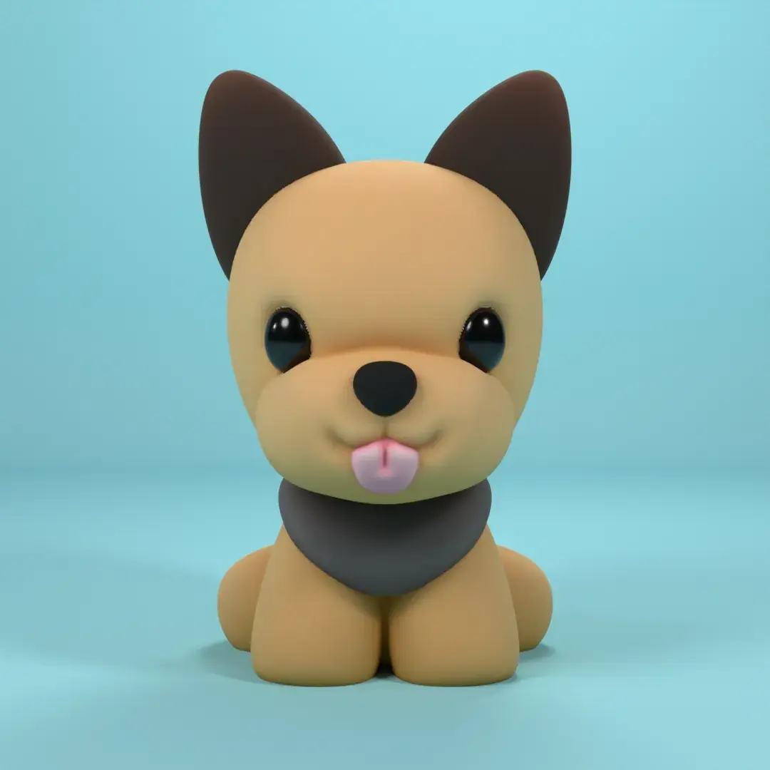 3D Printer Files | 3MF File | Chibi dogs | Creality Cloud