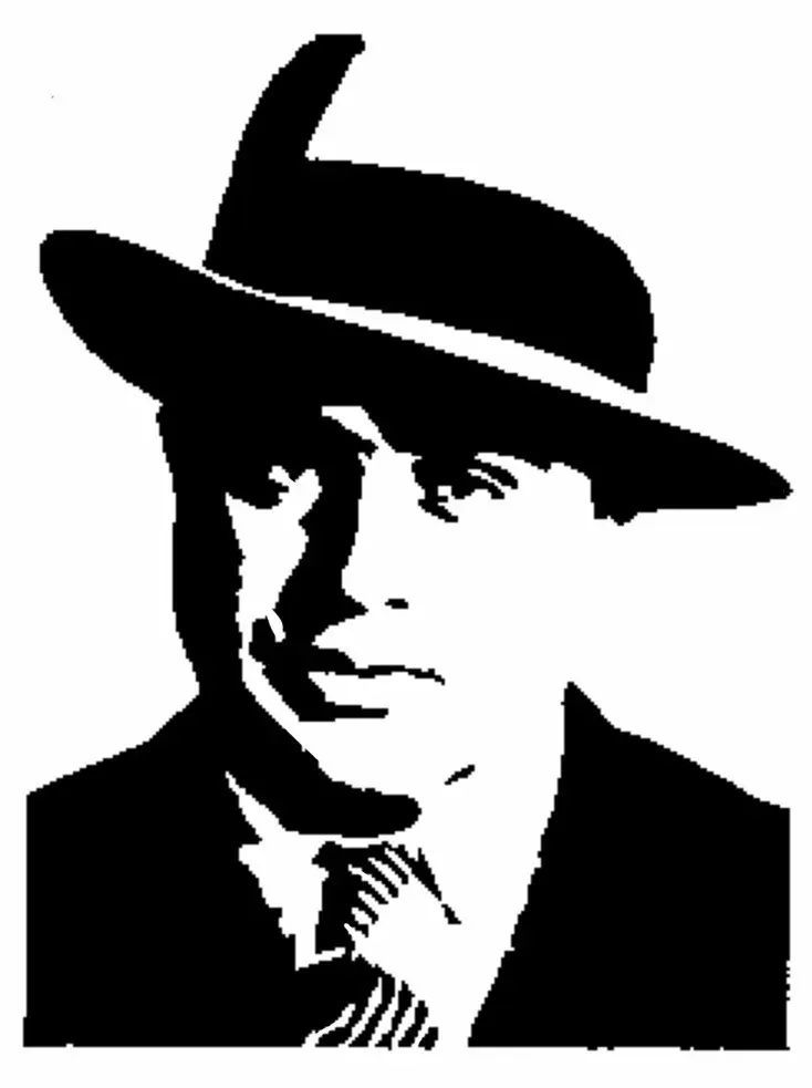 Free Digital Art STL Download - Al Capone stencilby SMT_M 🦊