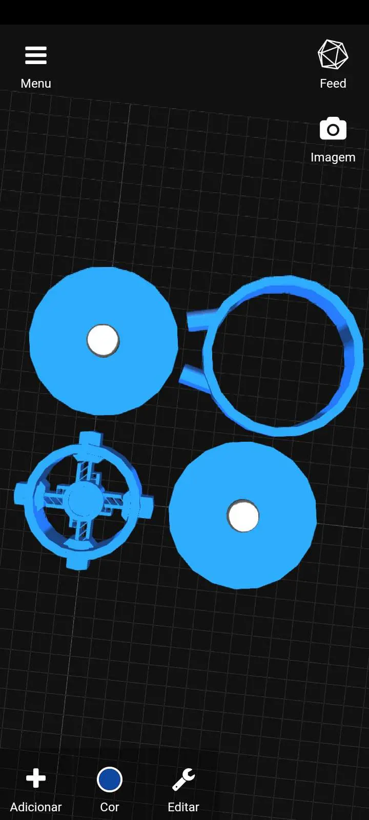 Free Tools & Spare Parts STL Download - k1. Lid with shaft 2 /Tampa com ...