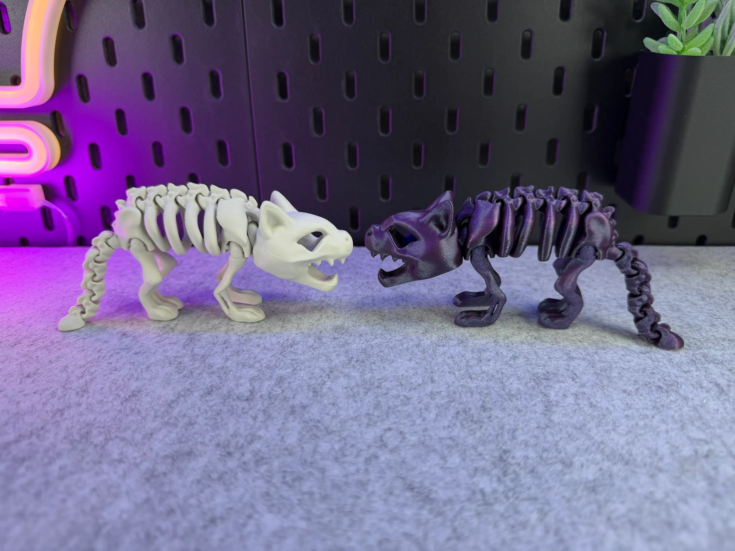 3D Printer Files | 3MF File | Articulated Skeleton Cat | Creality Cloud