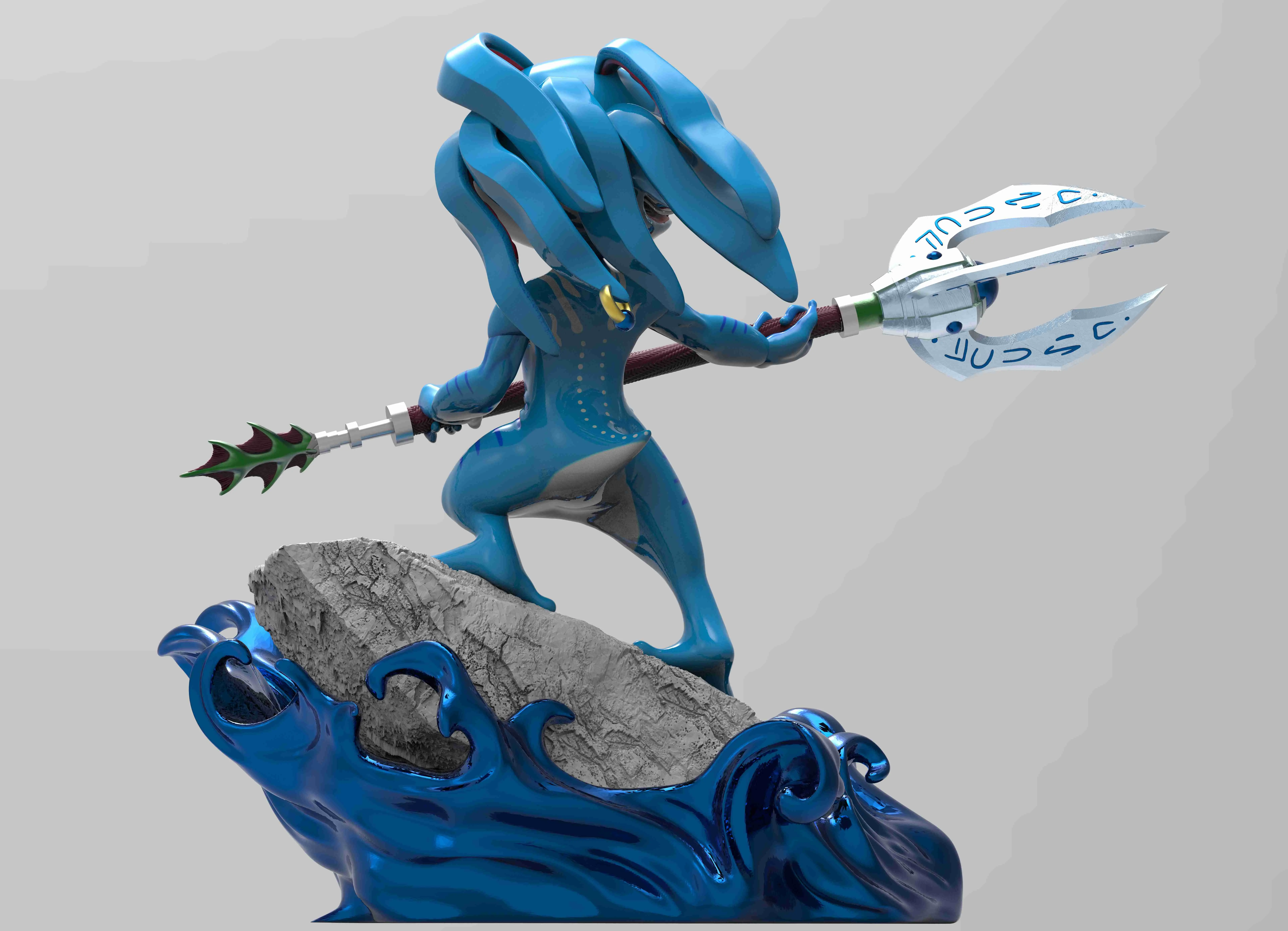 Characters & Creatures STL Download - Fizz - League Of Legendsby Arkevz 3D