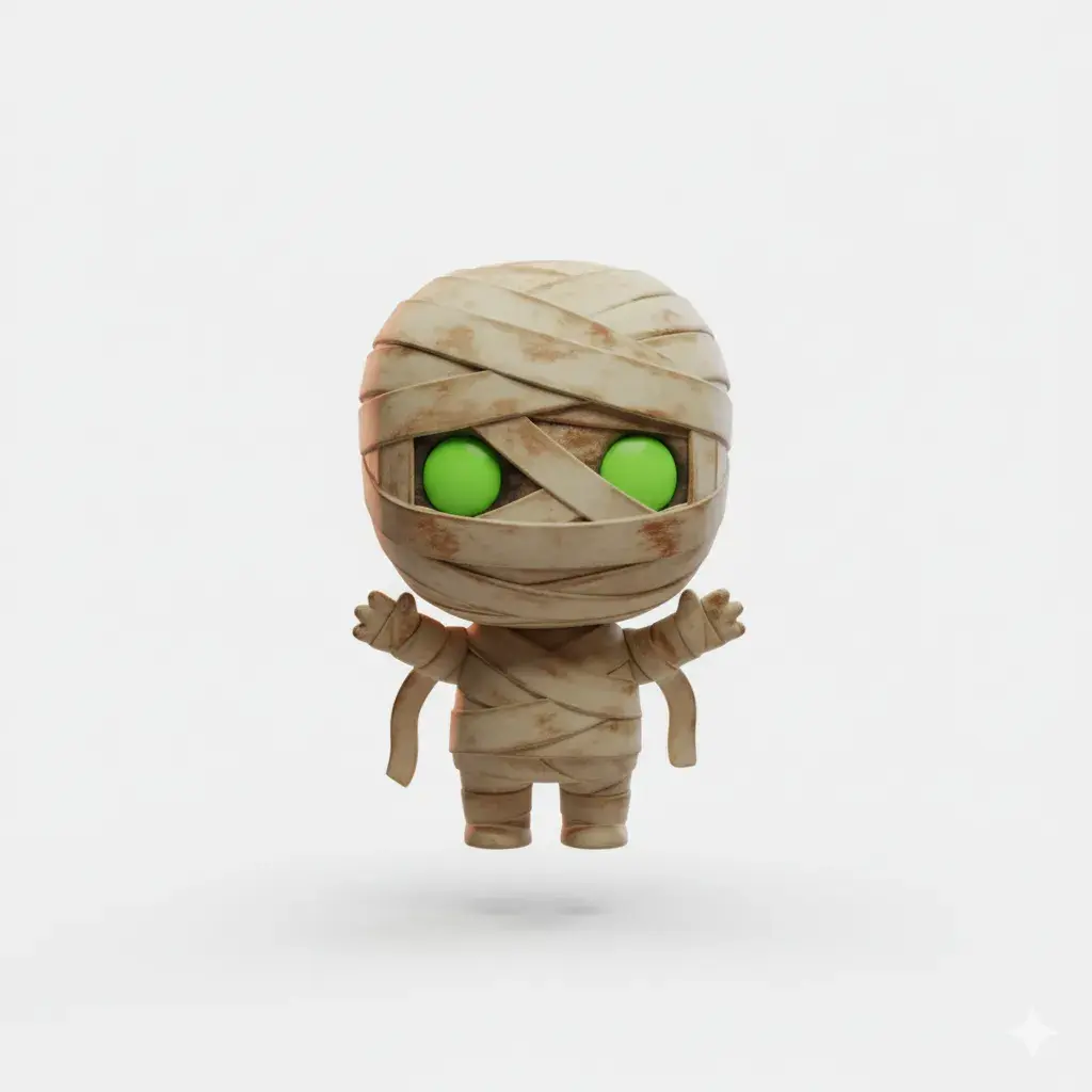 3D Printer Files | 3MF File | Mummy figurine Halloween mumia | Creality ...