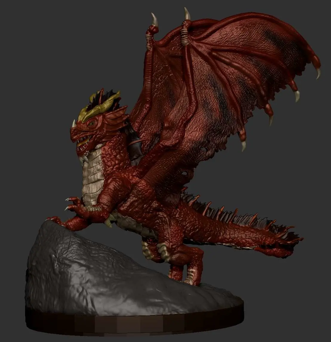Red dragon DnD- Dragon rouge DnD | 3D models download | Creality Cloud