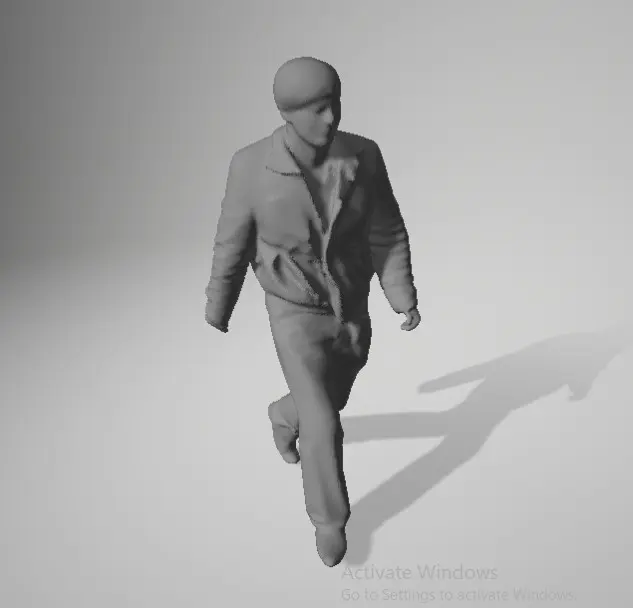 Characters & Creatures STL Download - man walking 11by xhobby1