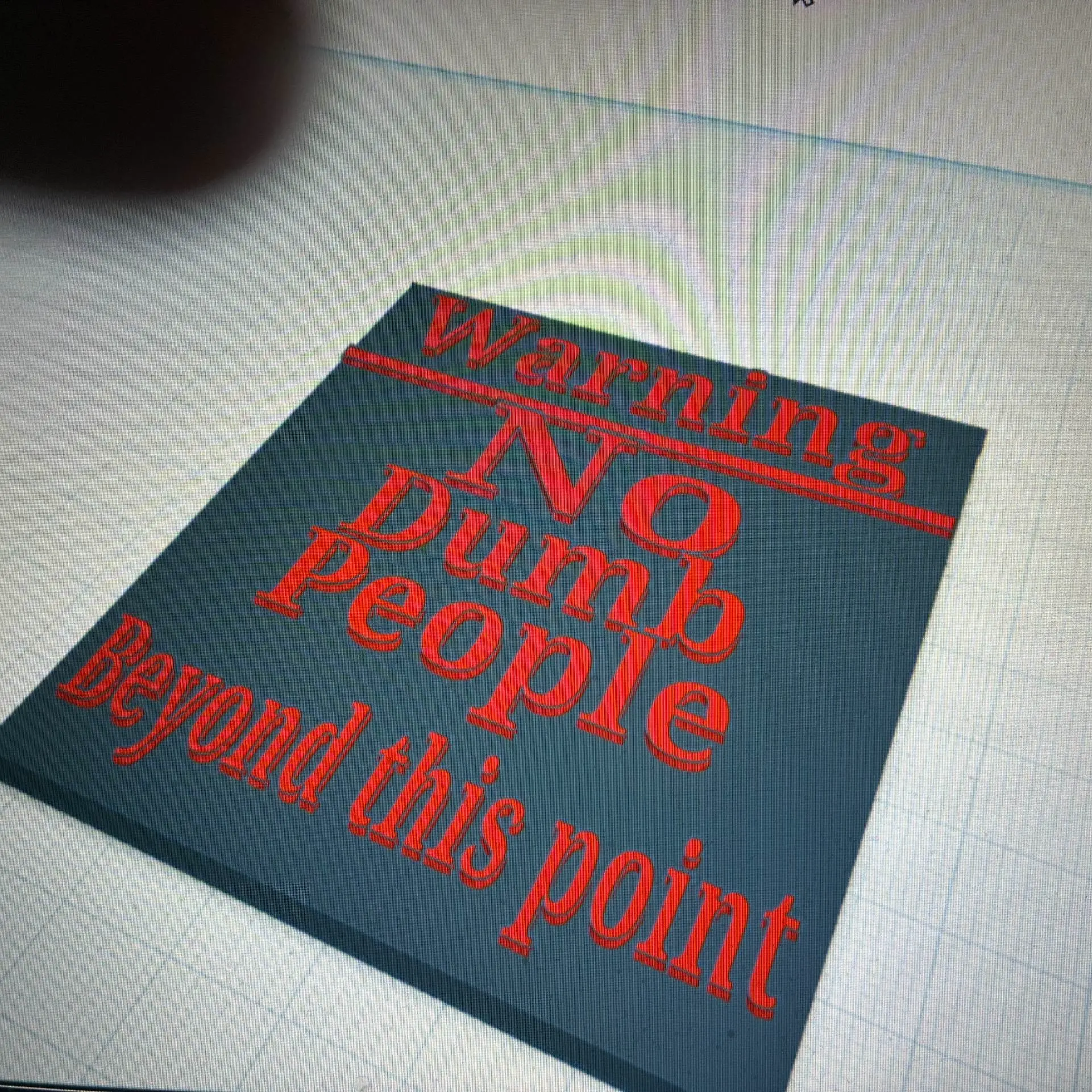 3D Printer Files | 3MF File | NO Dumb People beyond this POINT! lol ...