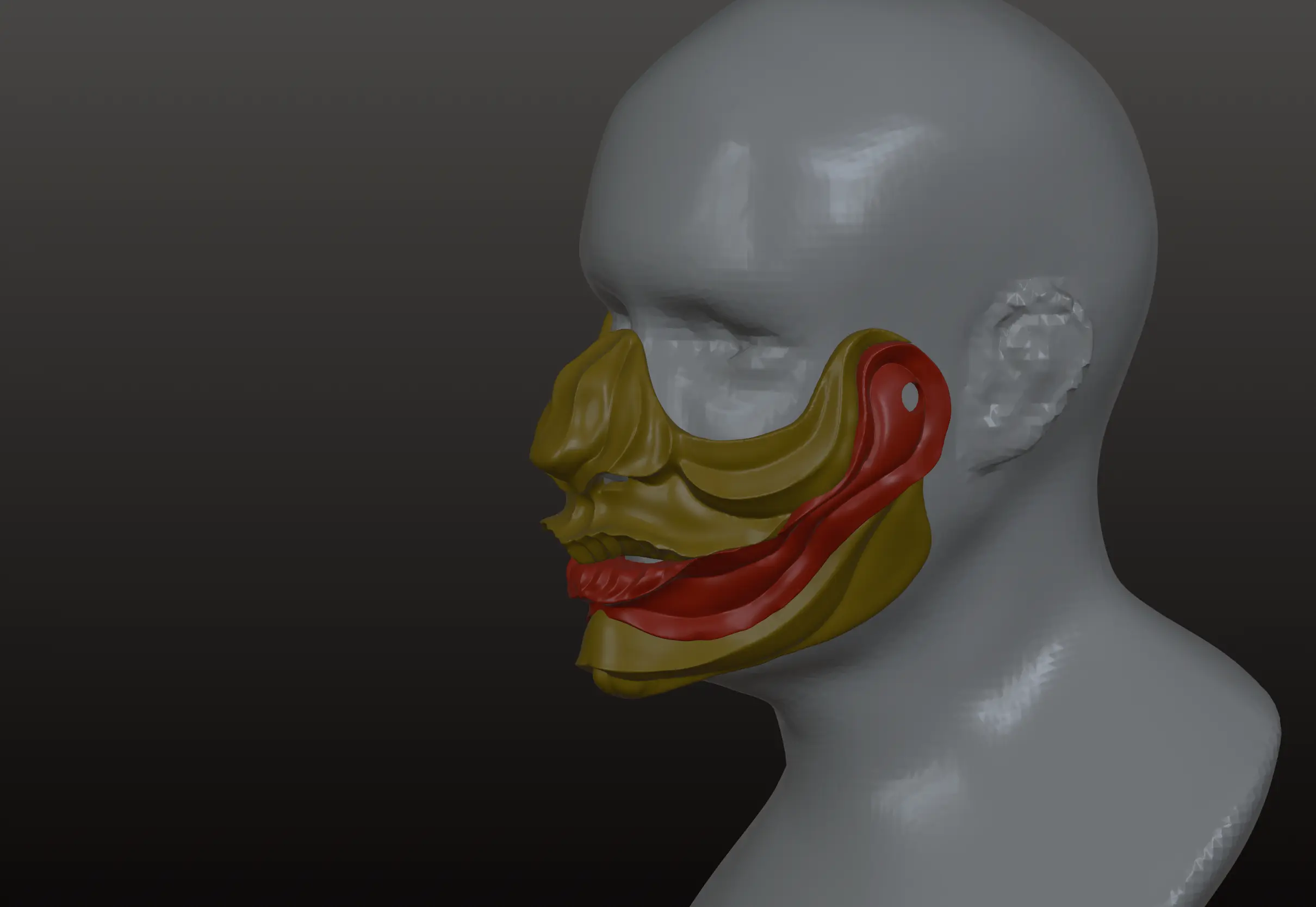 Free Digital Art STL Download - Female Maskby Gaspar Arts (Gaspar Arts)