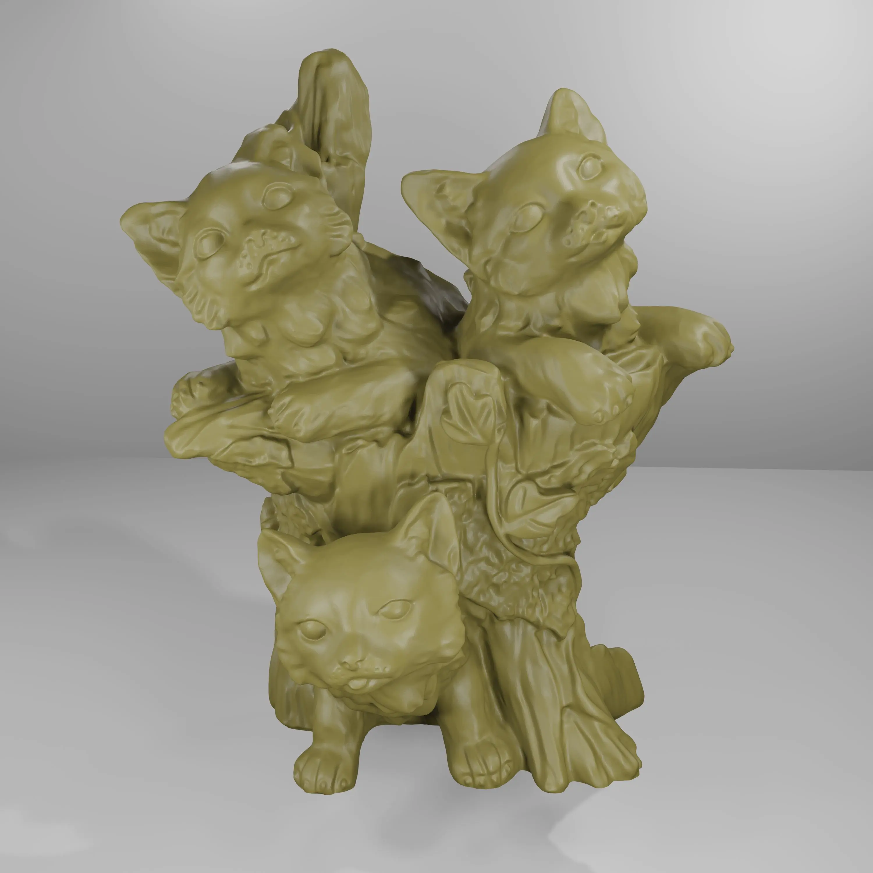 Cats in the tree | 3D models download | Creality Cloud