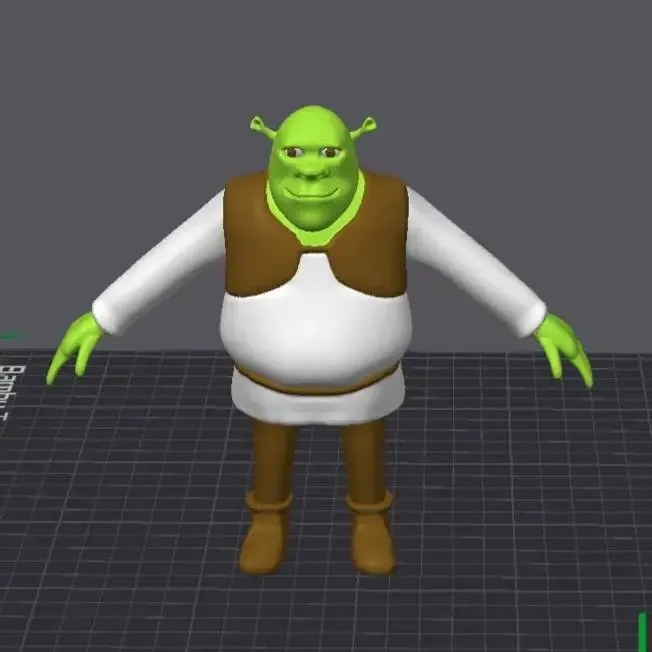 3D Printer Files | 3MF File | Shrek Action Figure | Creality Cloud